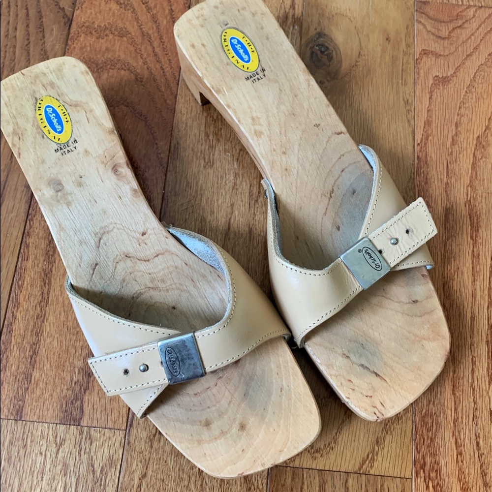 Dr Scholls 70s Wood Clogs - Gem